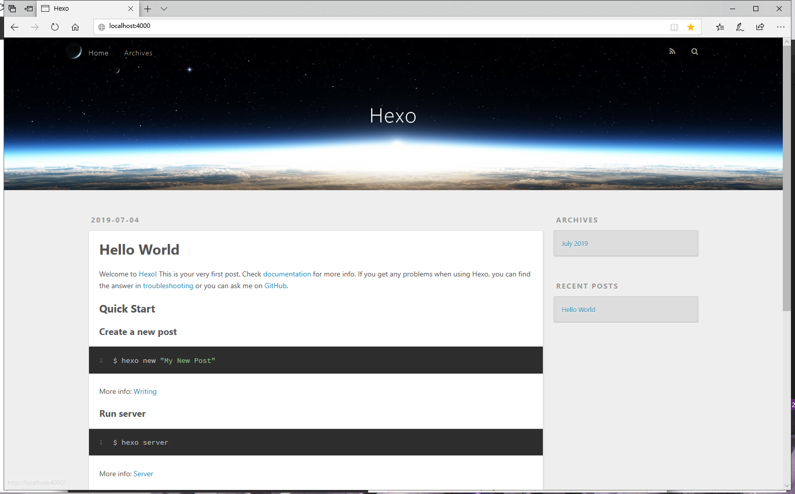 hexo+GitHub搭建属于自己的个人博客（windows系统） - hexo